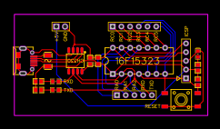 PIC16F15323 Dev board - OSHWLab
