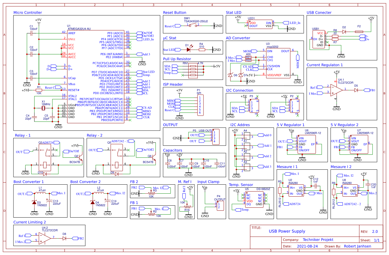 USB Power Supply - OSHWLab