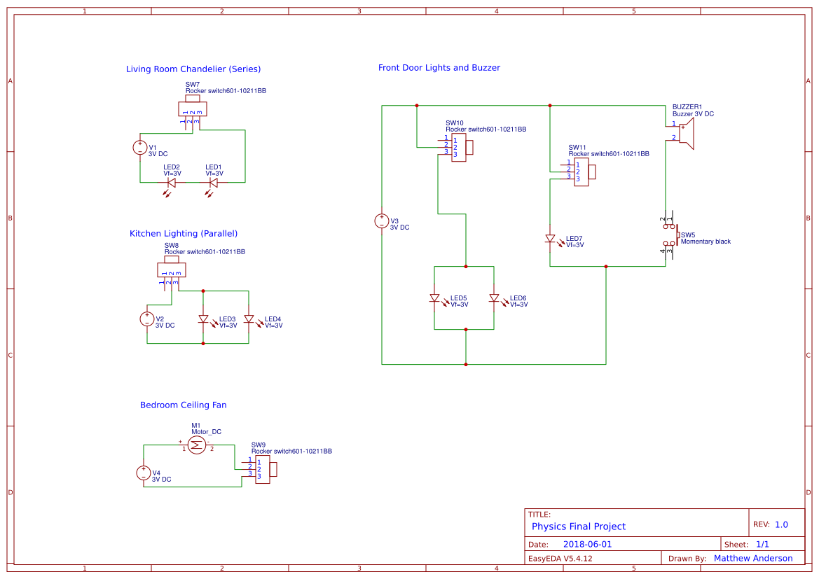 Physics Final Project - EasyEDA open source hardware lab