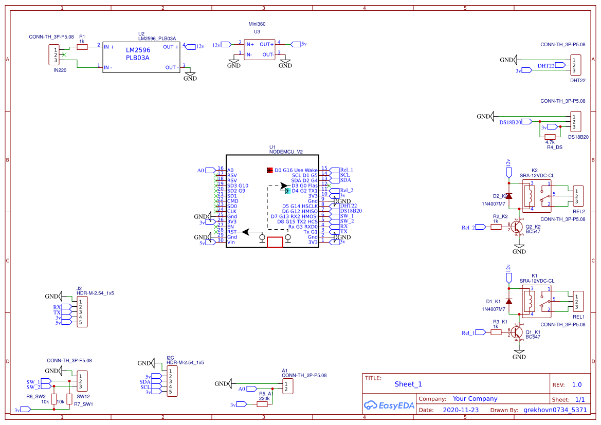 tasmota_01_8266 - Platform for creating and sharing projects - OSHWLab
