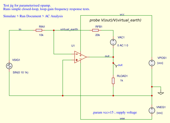 The EasyEDA 5 pin parameterised opamp model - EasyEDA open source hardware lab