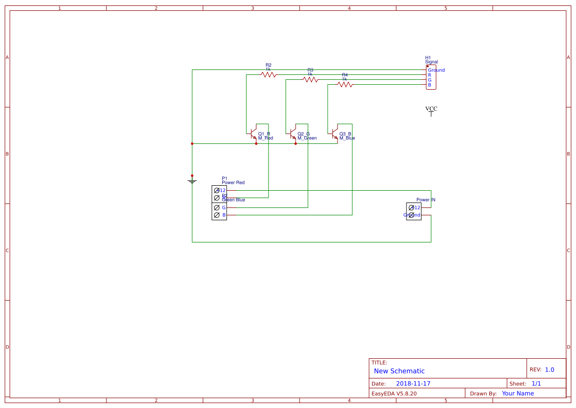 Simple RGB LED Driver - OSHWLab