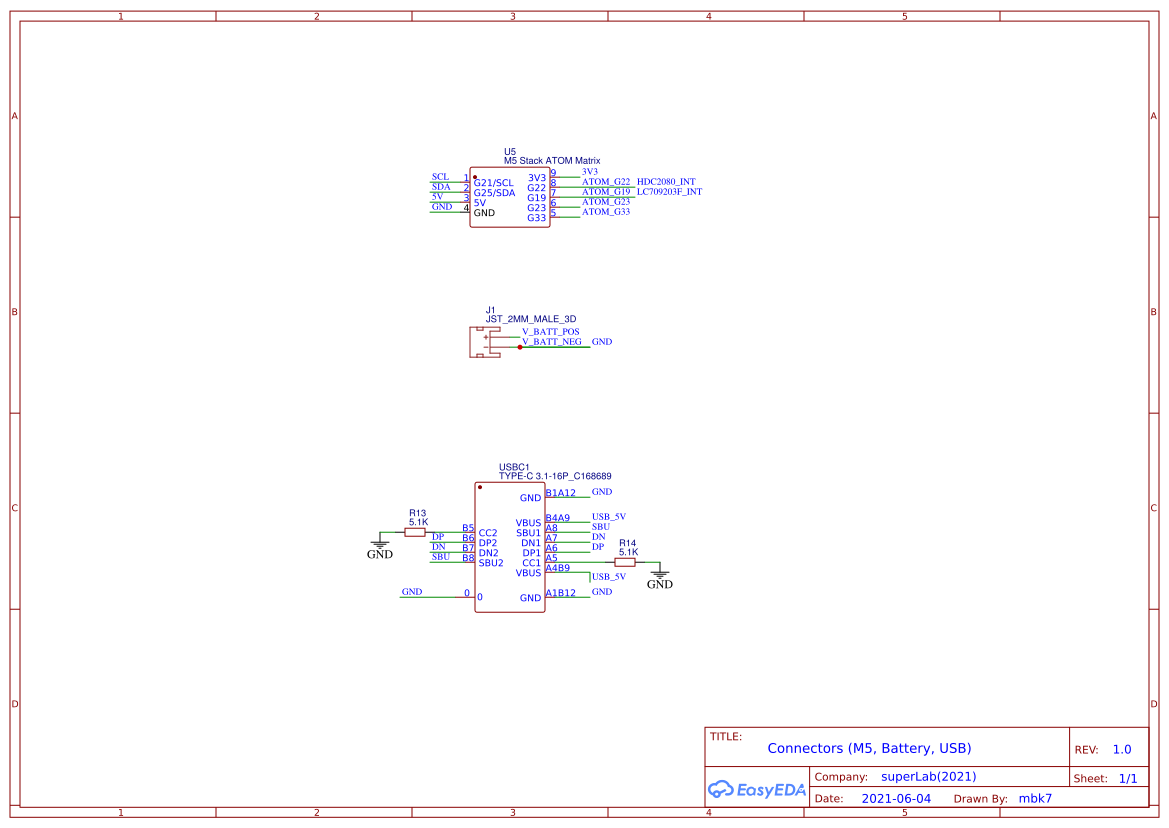 v2_M5Stack_Atom - EasyEDA open source hardware lab