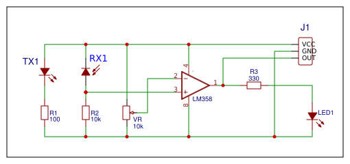 IR sensor GRC task - EasyEDA open source hardware lab