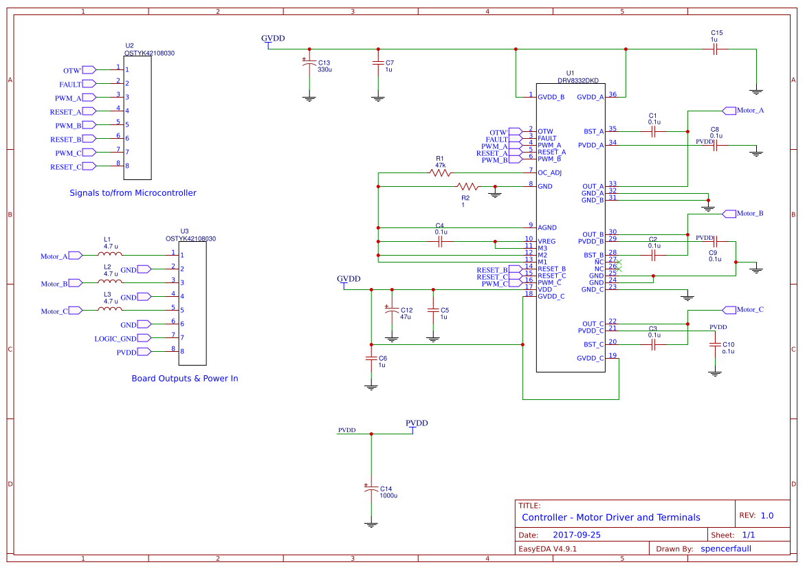SEM - Motor Controller - OSHWLab