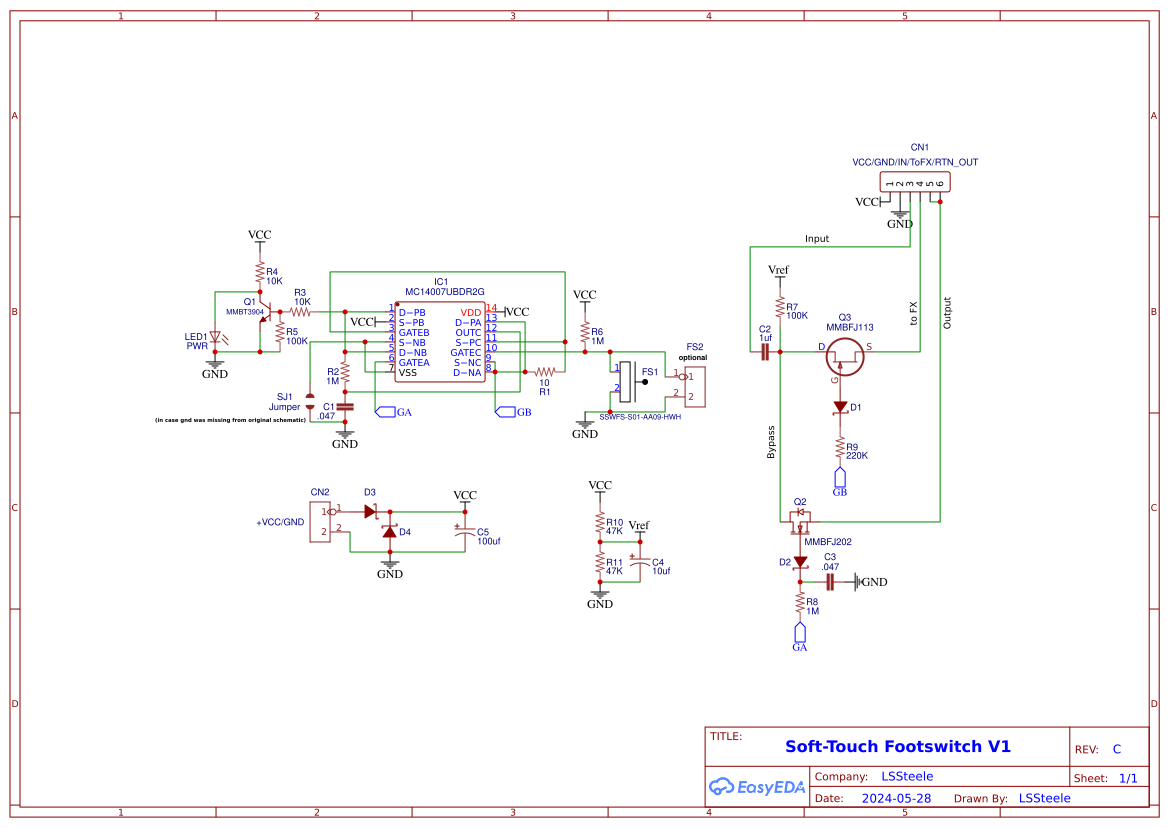 Soft Touch Footswitch - OSHWLab