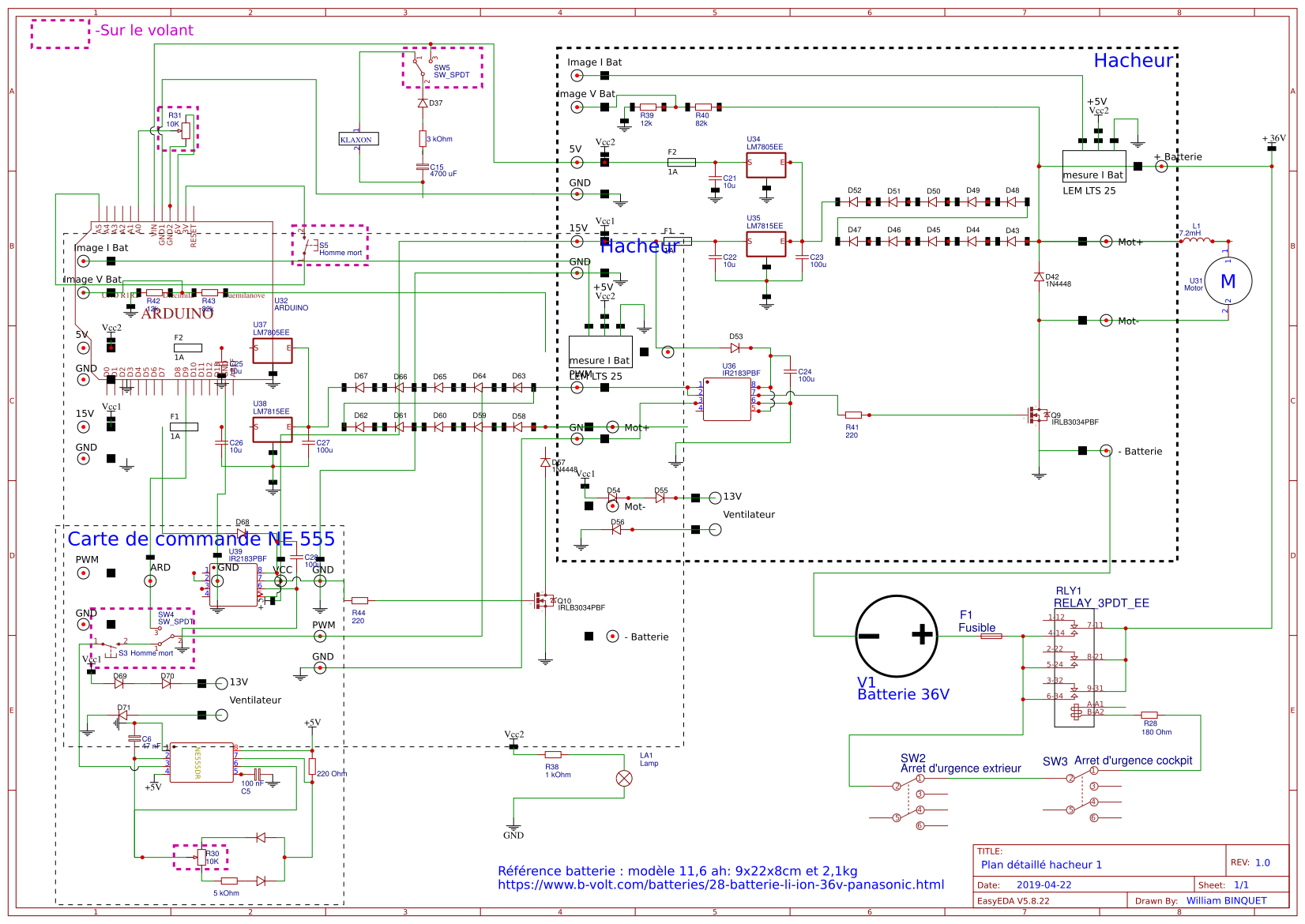 Carte de Commande d'un Hacheur MCC - EasyEDA open source hardware lab