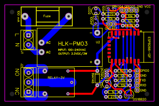 8266 thermostat - EasyEDA open source hardware lab