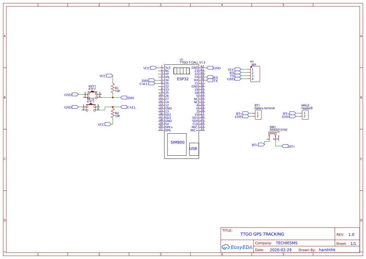 GPS Tracker TTGO - OSHWLab