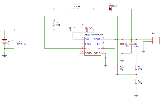 2.4V TO 5V STEP UP DC-DC CONVERTER - OSHWLab