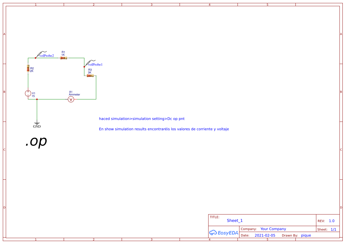 circuito serie - OSHWLab