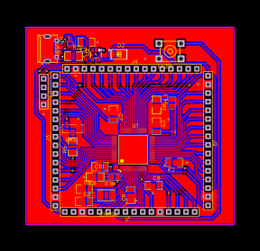 stm32 breakout 2 layer - EasyEDA open source hardware lab