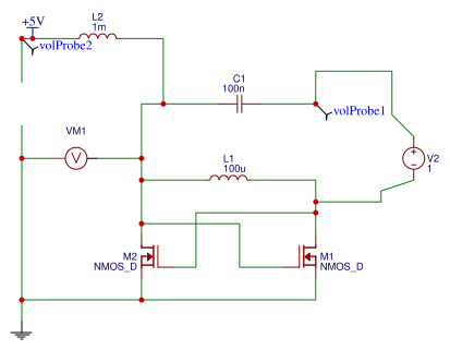 Current fed push-pull MOSFET L-C oscillator_01 - EasyEDA open source ...