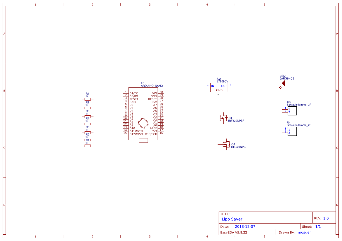 Lipo Saver 7S - EasyEDA open source hardware lab