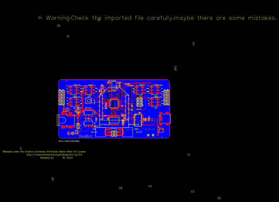 RedBot_v12 - EasyEDA open source hardware lab