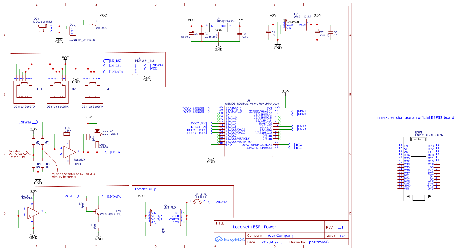 LNS-W - A LocoNet command station - OSHWLab