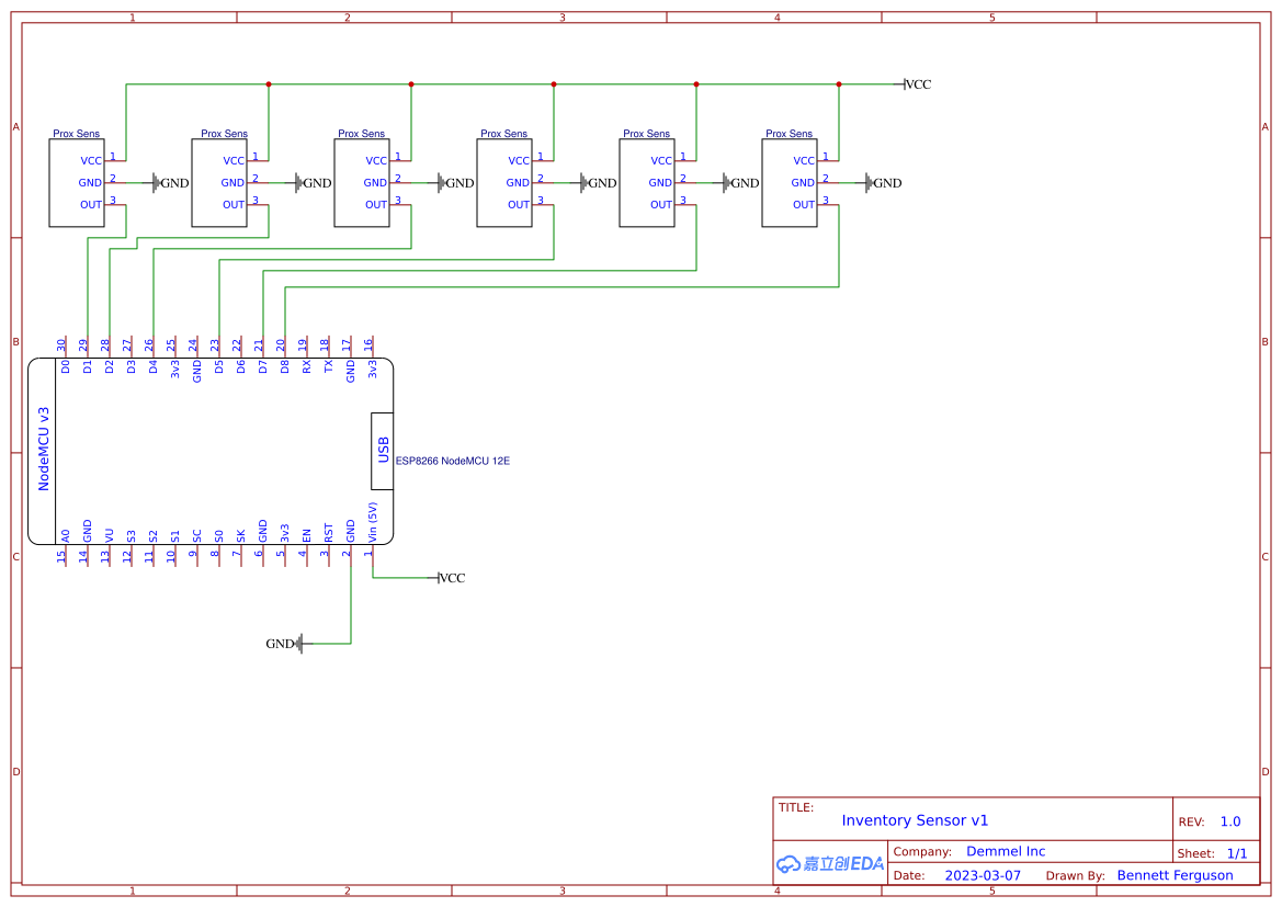 Inventory Notification Sensor Oshwlab