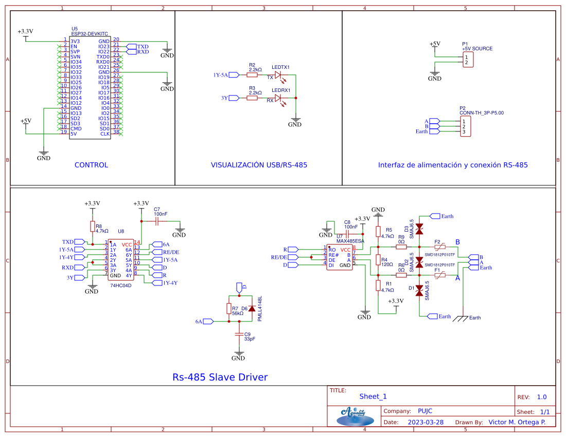 Rs485 slave - EasyEDA open source hardware lab