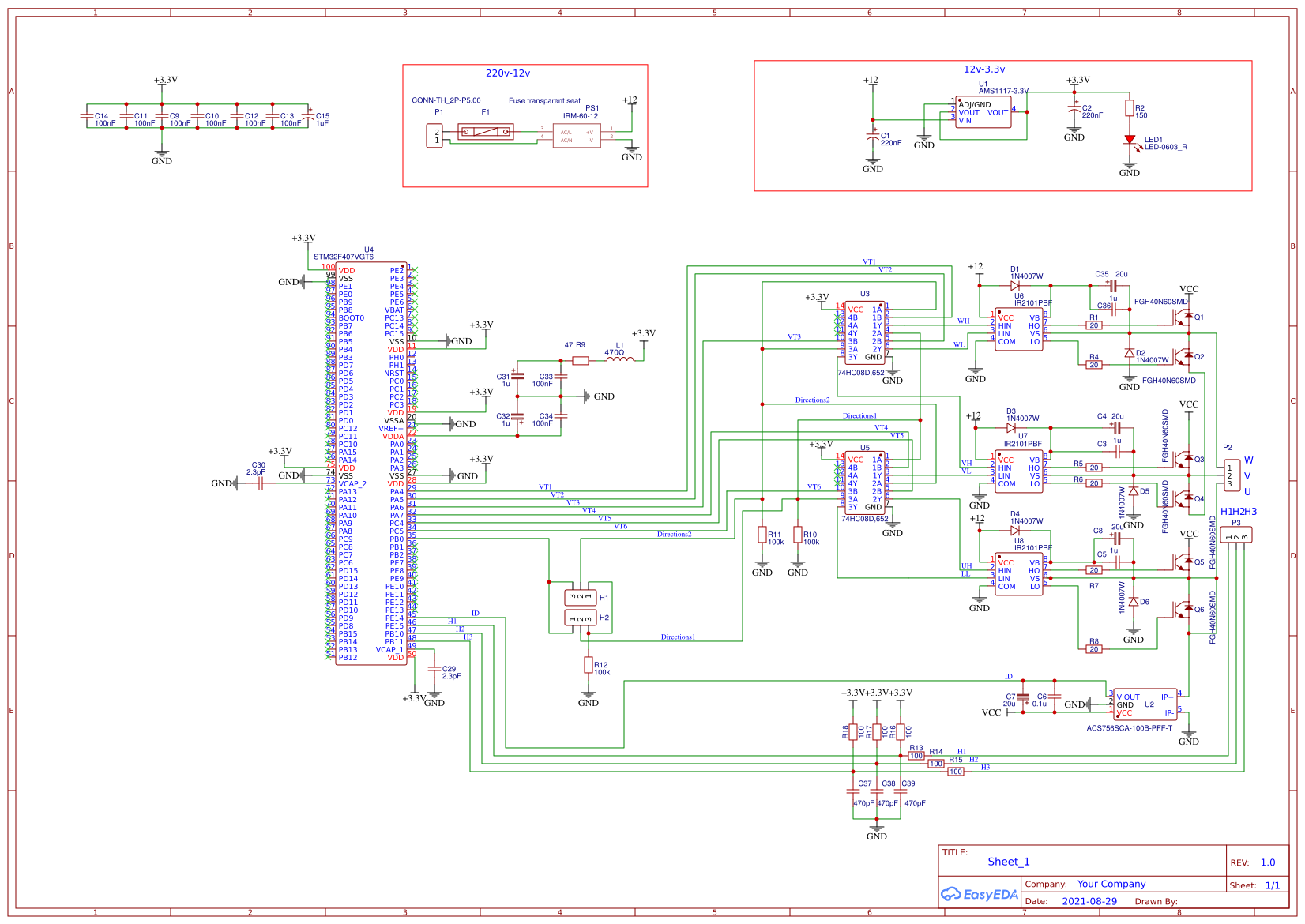 Axinch_motor_stm - Platform for creating and sharing projects - OSHWLab
