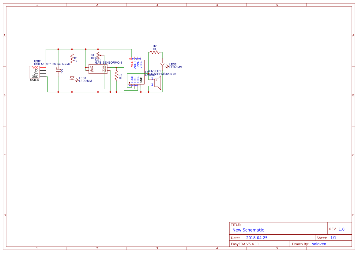 sensor gas - (soloveo) - Platform for creating and sharing projects - OSHWLab