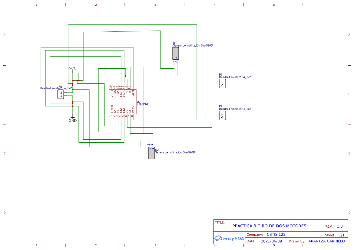 PRACTICA 3 GIRO DE DOS MOTORES - EasyEDA open source hardware lab