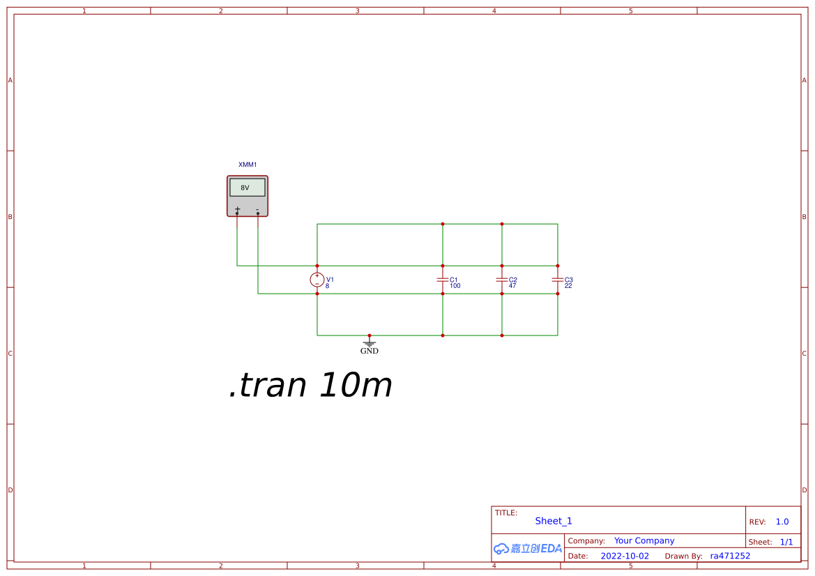 Capacitor paralelo - EasyEDA open source hardware lab