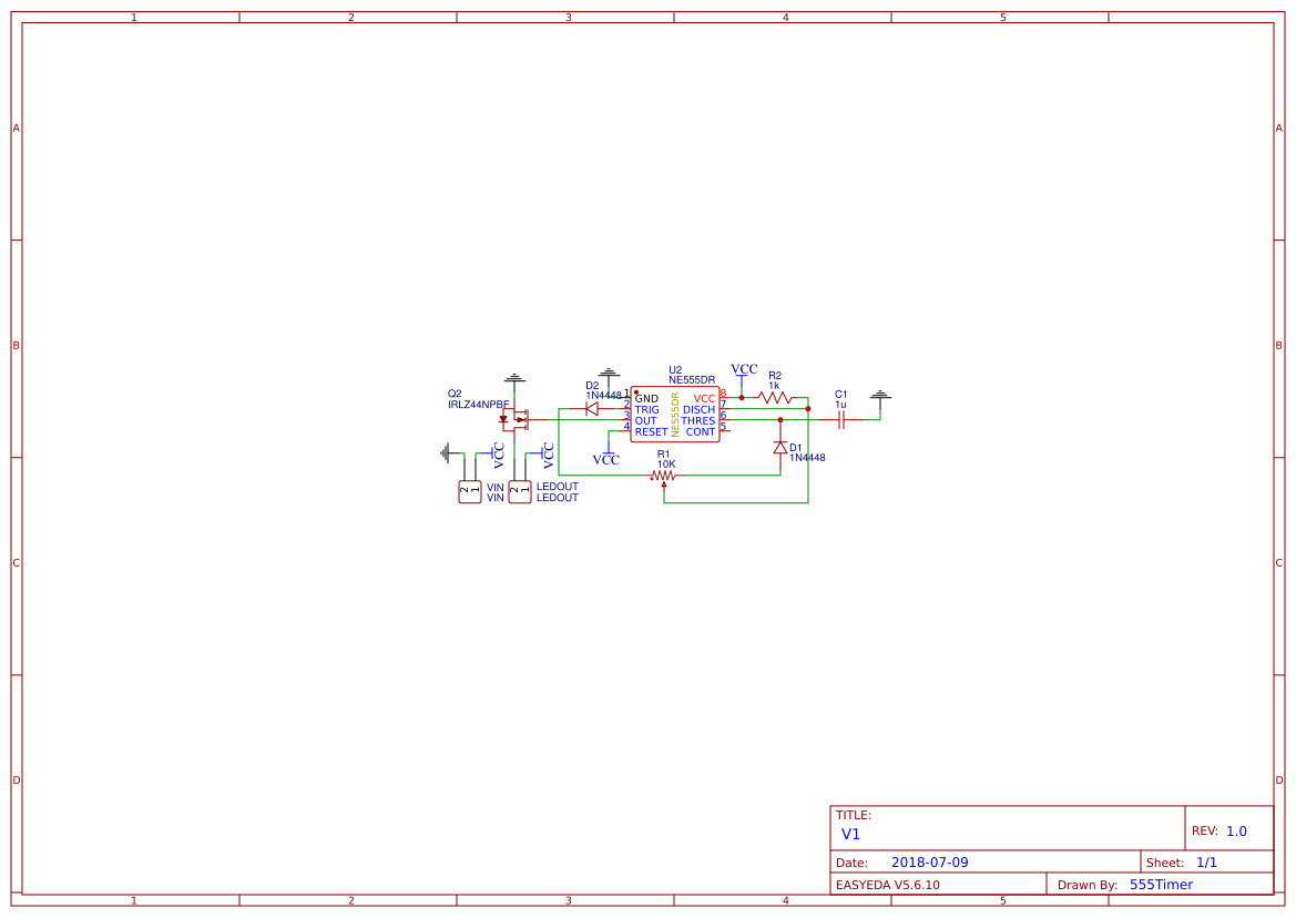 LED Dimmer - EasyEDA open source hardware lab