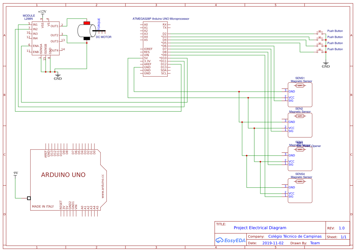 Esquema Elétrico TCC - EasyEDA open source hardware lab