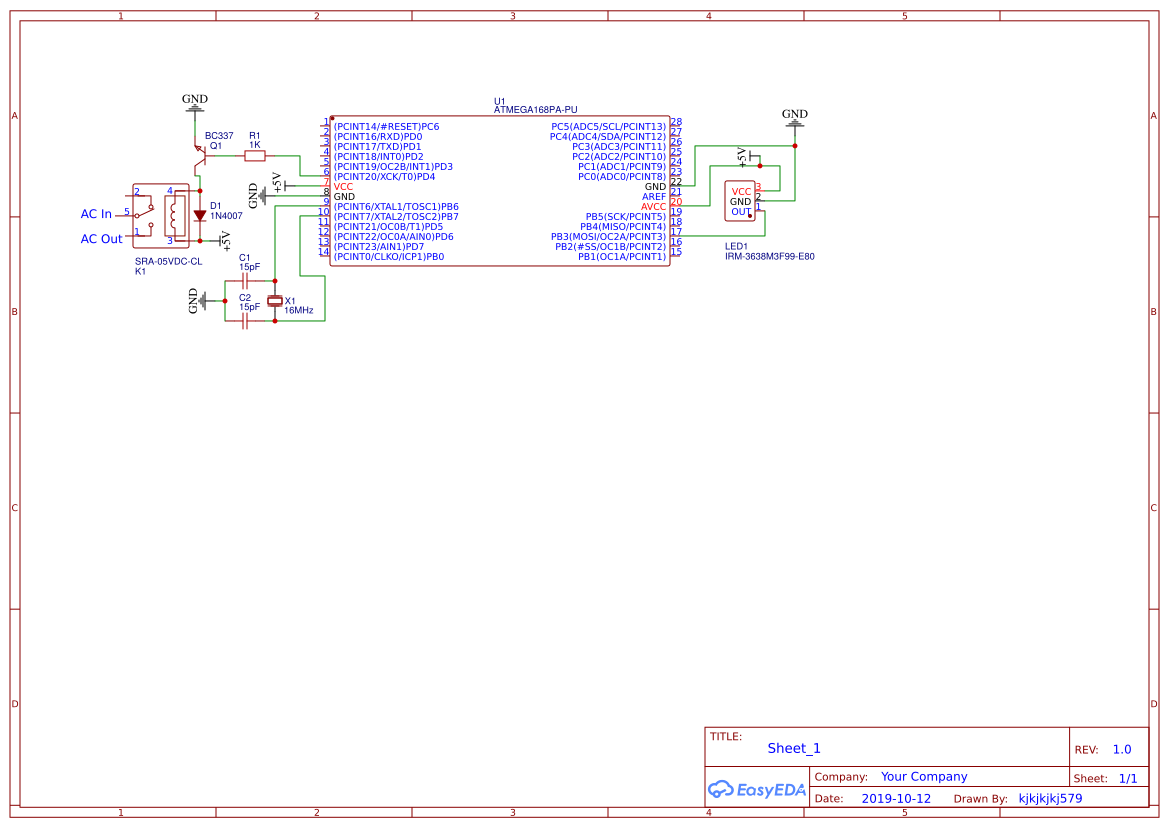 Remote Controlled AC Switcher - OSHWLab