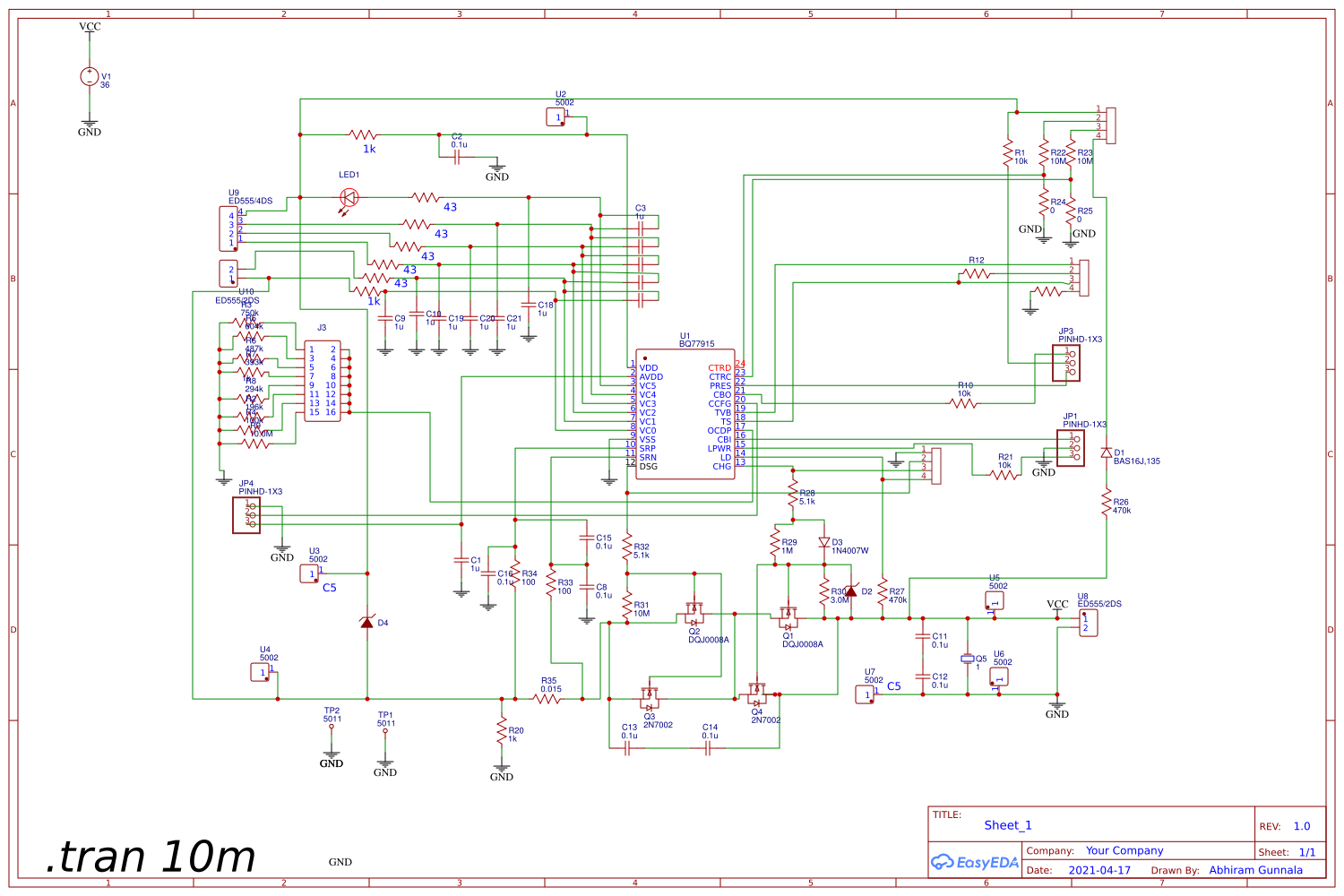 BMS - EasyEDA open source hardware lab