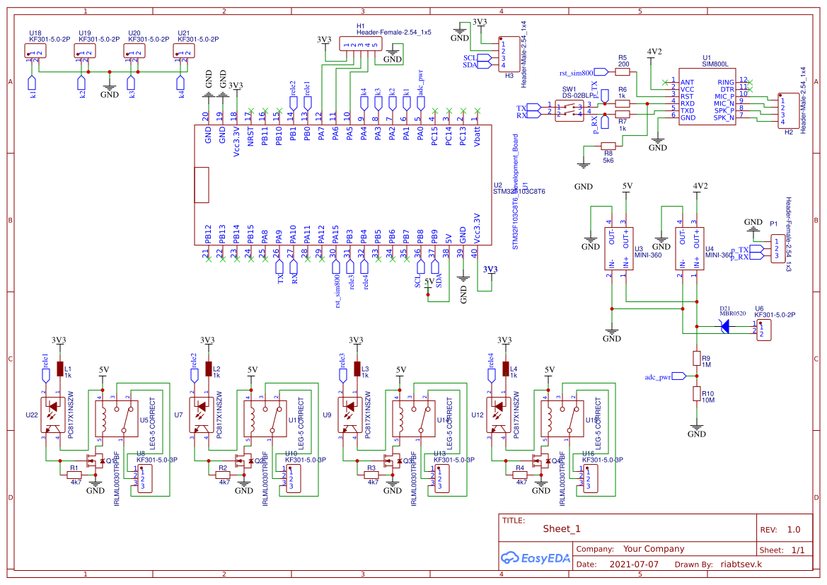 STM32_and_SIM800L_pump - OSHWLab