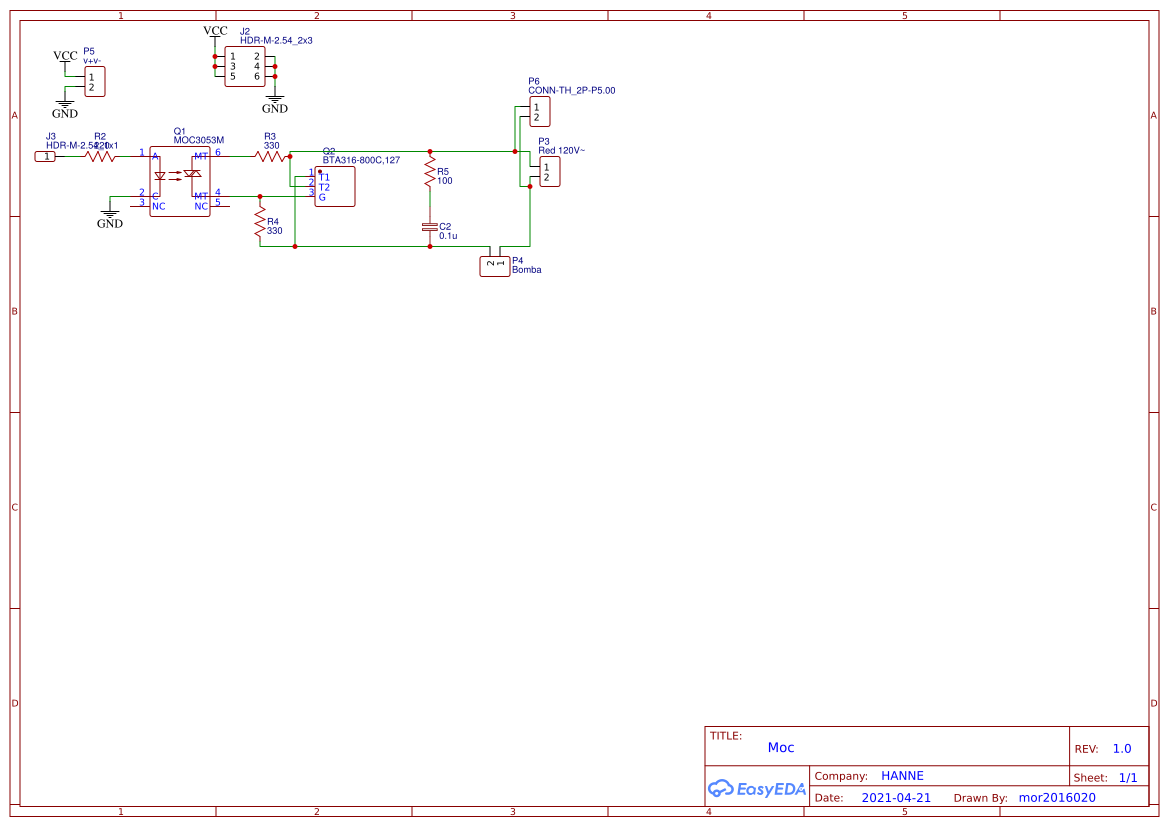 Proyecto (MOC, Fuente) - EasyEDA open source hardware lab