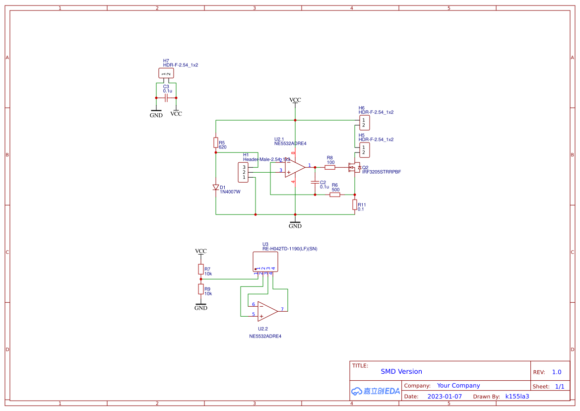 Current source for holography laser - OSHWLab