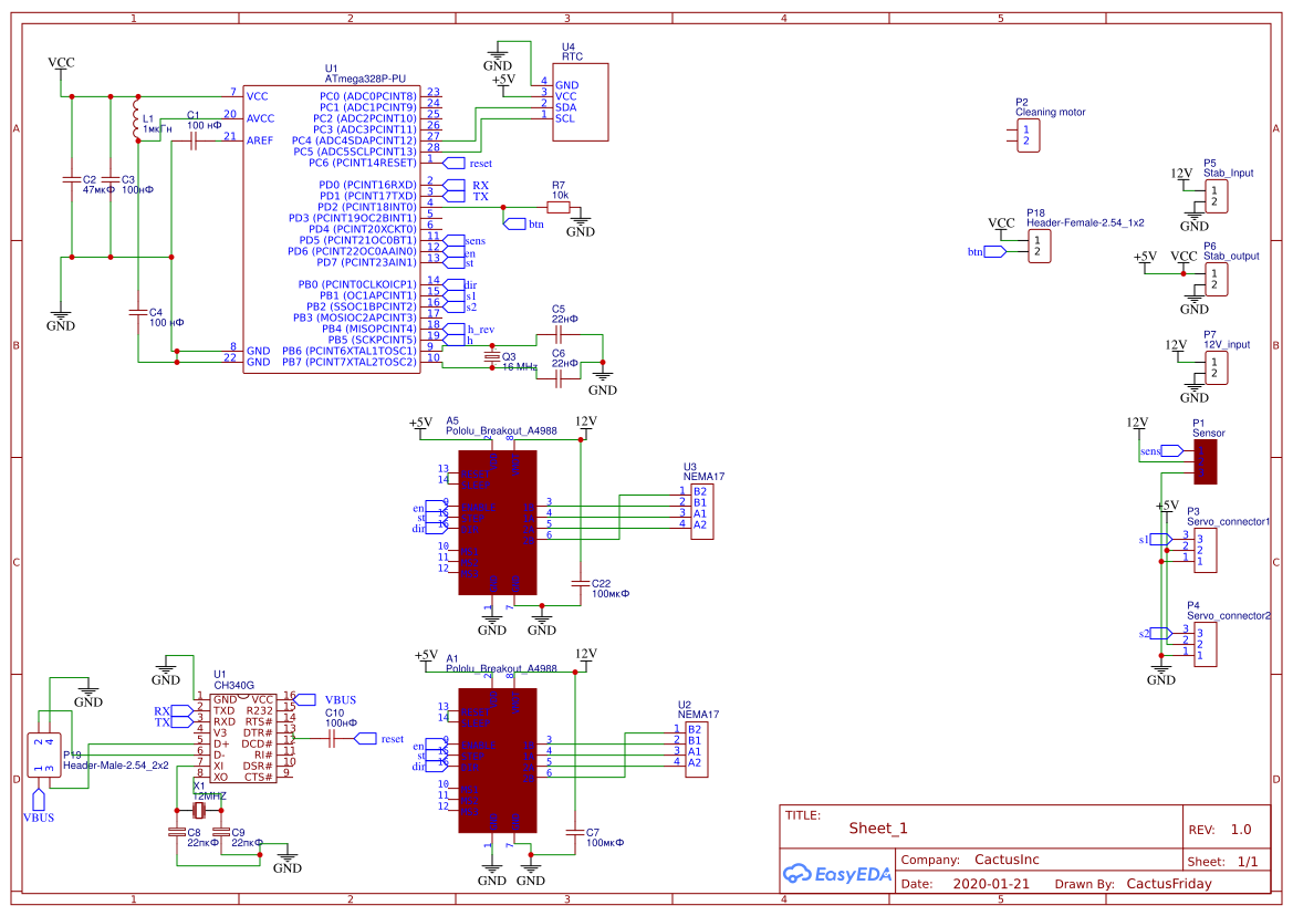 Cleaner mk3 - EasyEDA open source hardware lab
