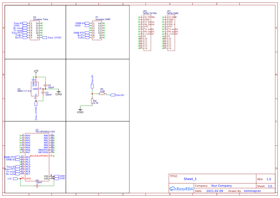 TETRA-DMR_v2PIC - Platform for creating and sharing projects - OSHWLab