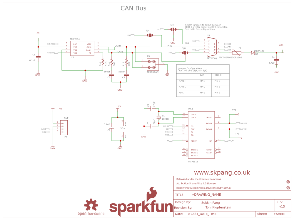 can spark - EasyEDA open source hardware lab