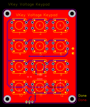 VKey Voltage Keypad (Open hardware) - OSHWLab