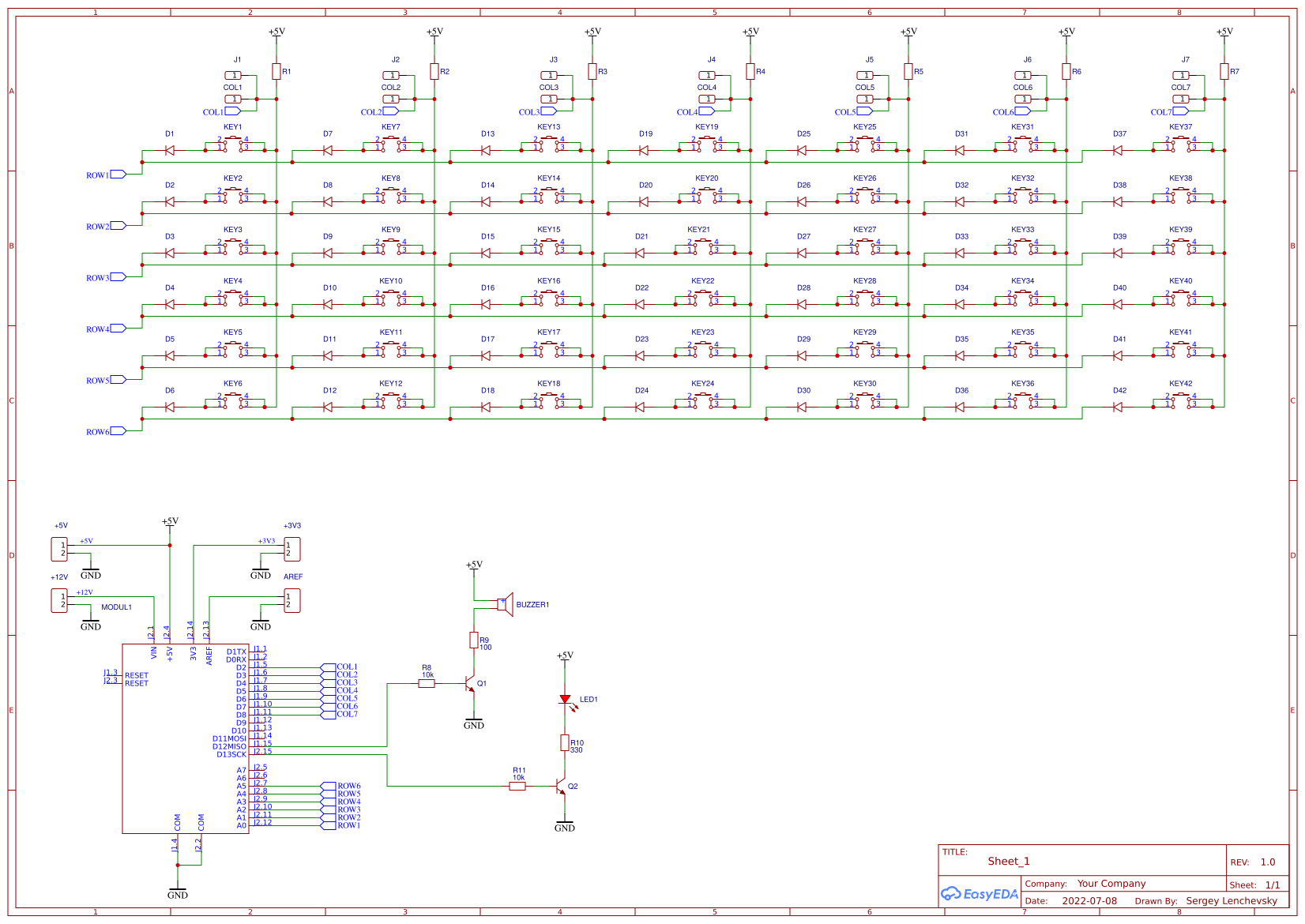 Morze_Keys - OSHWLab