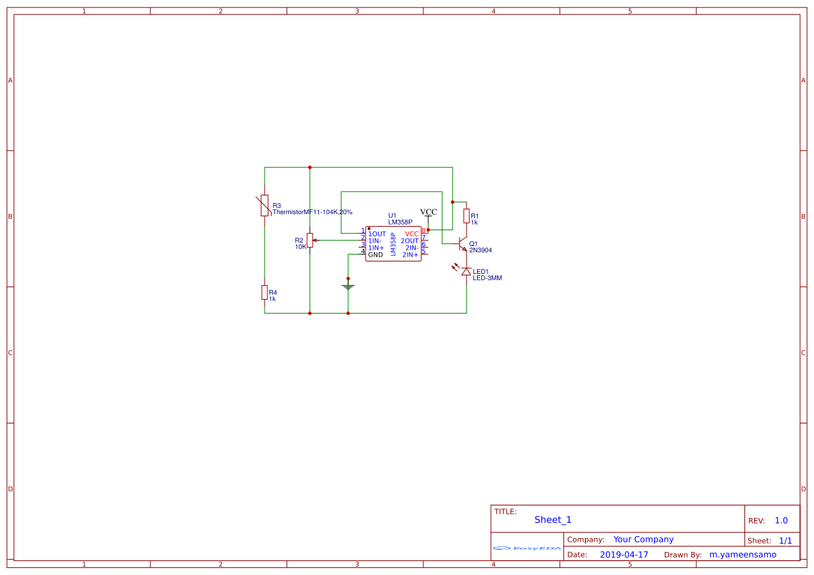 Tempreture Circuit LM358 - OSHWLab