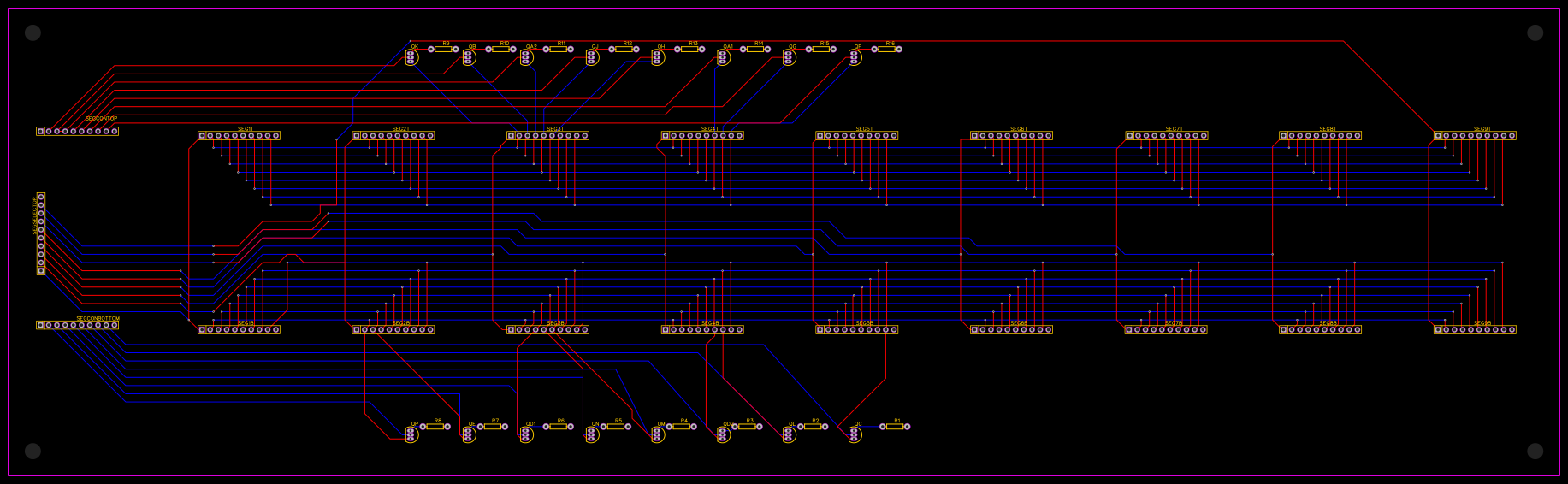 16 segment iidx B - OSHWLab