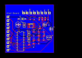 Atari 2600 Mod Chip - EasyEDA open source hardware lab