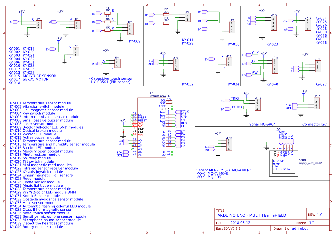 Multi test shield copy - EasyEDA open source hardware lab