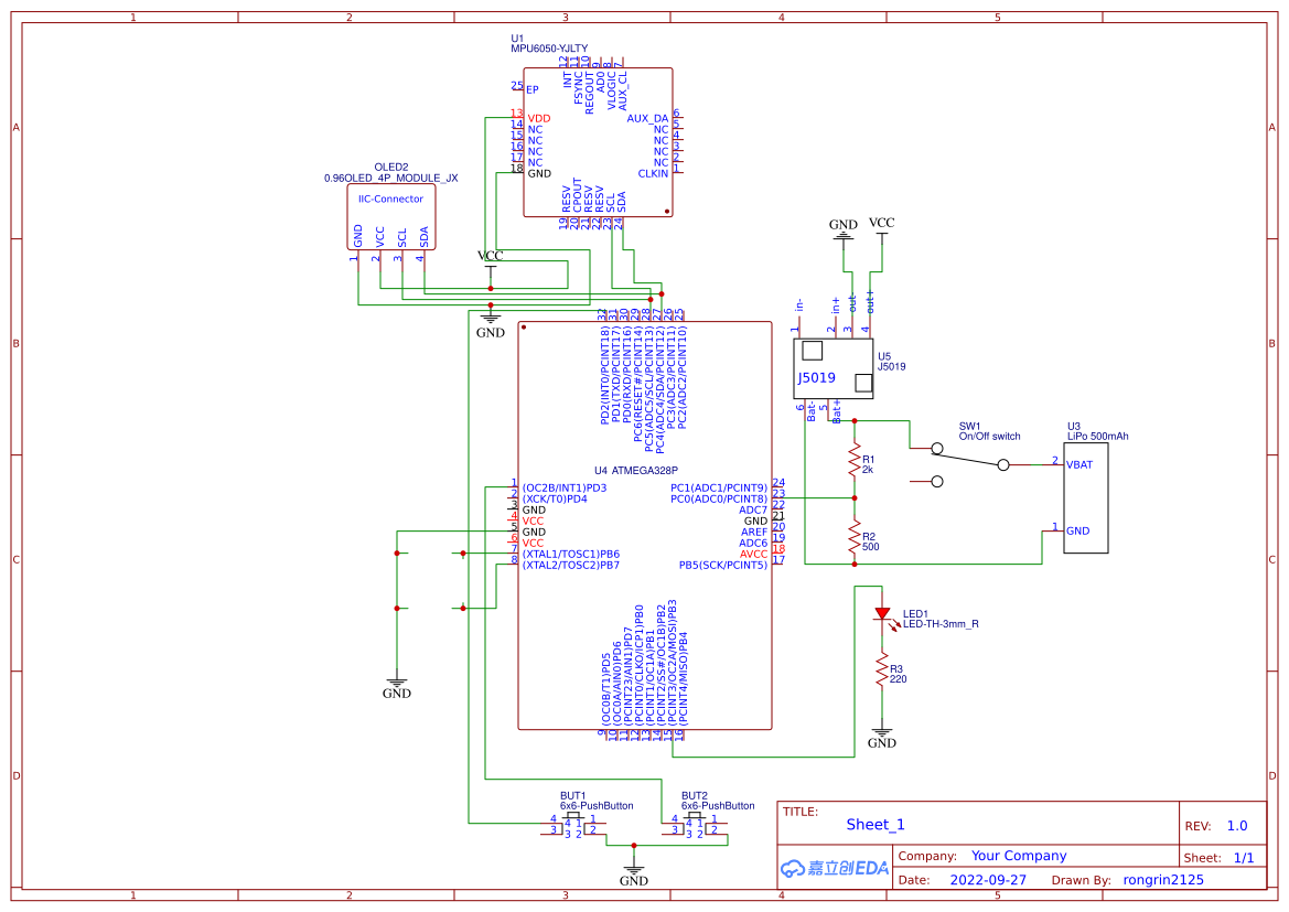 MPU project - EasyEDA open source hardware lab