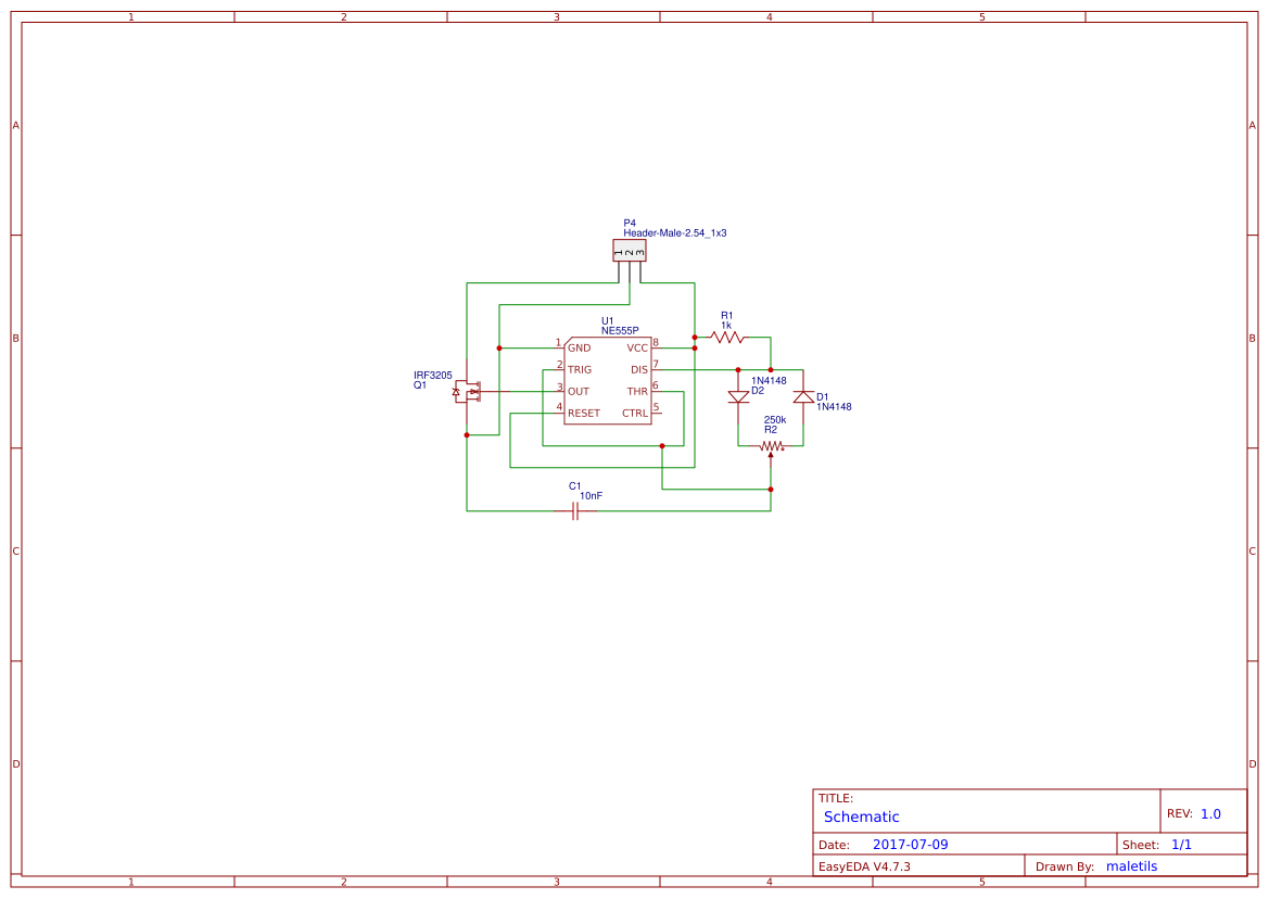 555 PWM IRF3205 - OSHWLab