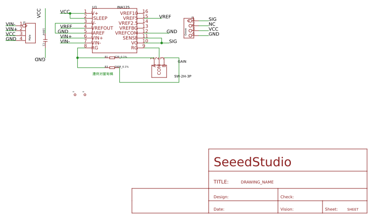 Grove - Differential Amplifier - OSHWLab