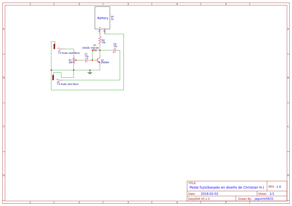 pedal fuzz - OSHWLab