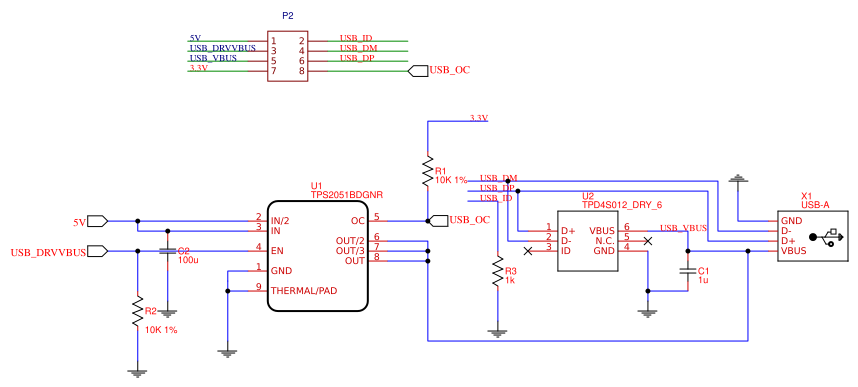 USB Host Connector - OSHWLab
