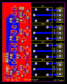 4-Channel Relay Driver Module copy - EasyEDA open source hardware lab