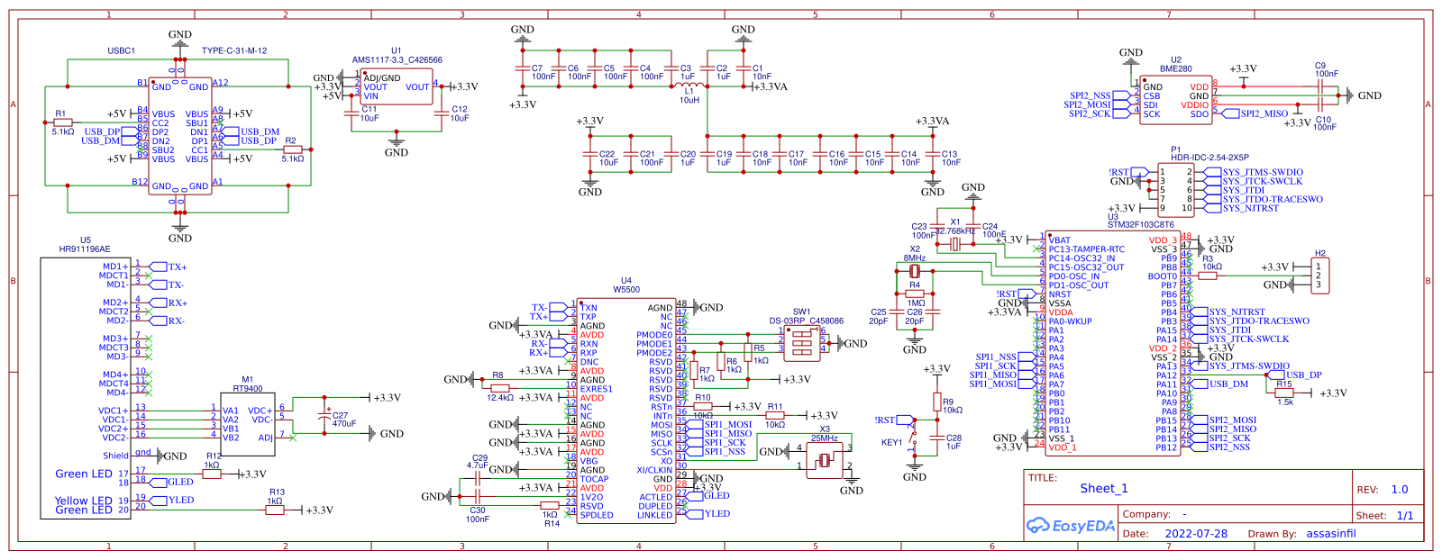 Server Sensor Oshwlab