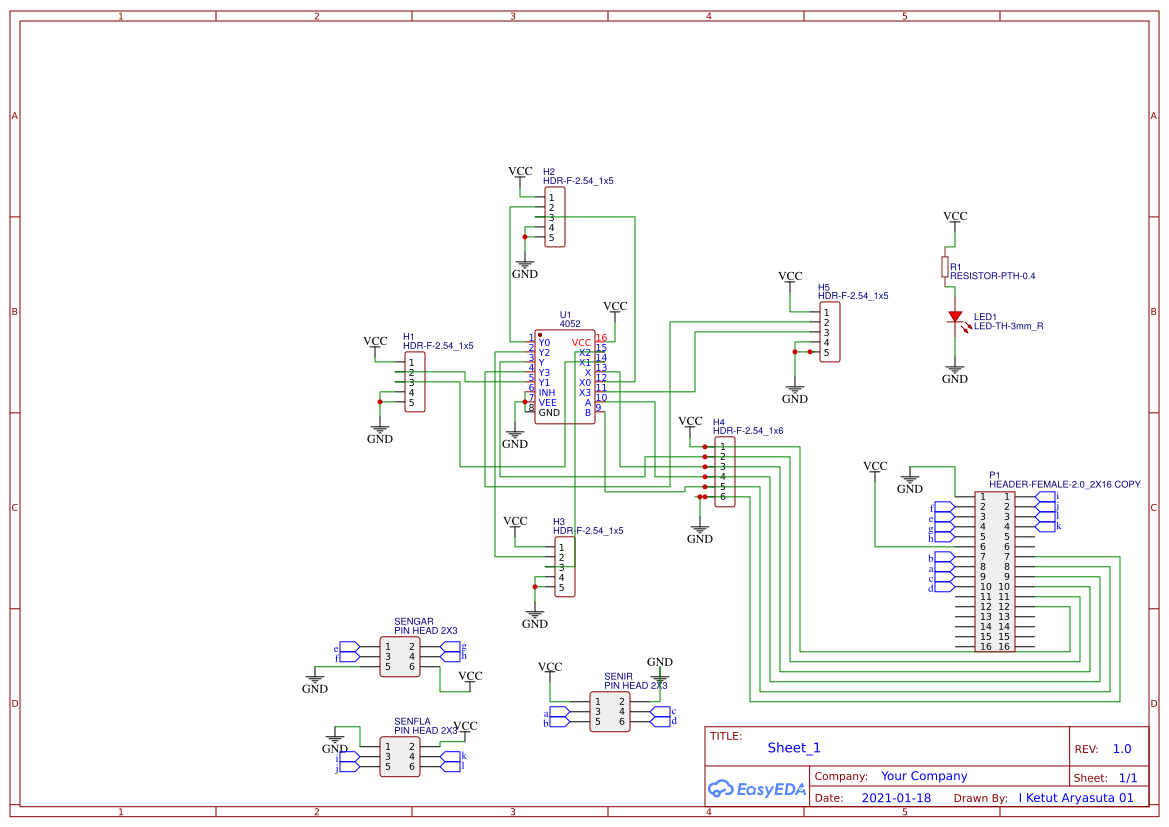 Sensor Ultrasonic - EasyEDA open source hardware lab